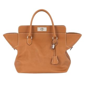 Herm&egrave;s Sac &agrave; main Toolbox Pre-owned - Femme - Pre-owned - Brun - Taille: ONE Size