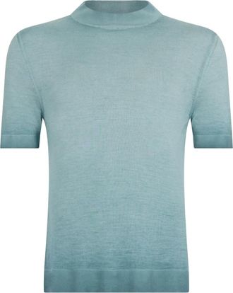 Malo high-neck sweater - Blau