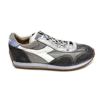 Diadora Vintage Gr&uuml;ne Sneakers Heritage Modell - - Shoes - Herren - Grau - 47 EU