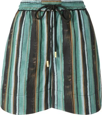 Pinko Pinko, Femme, Shorts, Multicolore, Taille: 36 FR Arrone Shorts