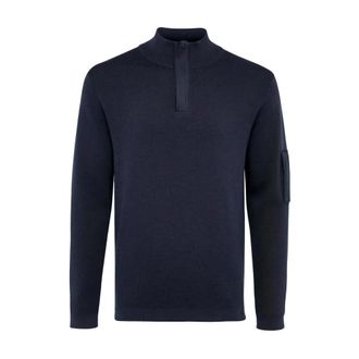 Genti Stilvoller Pullover - - Knitwear - Herren - Blau - 3XL
