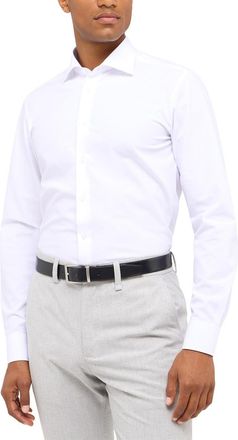 Eterna Eterna Mode GmbH Herren Slim Fit Business Hemd F170, Gr. Kragenweite: 39 cm, Wei&szlig; (wei&szlig; 00)
