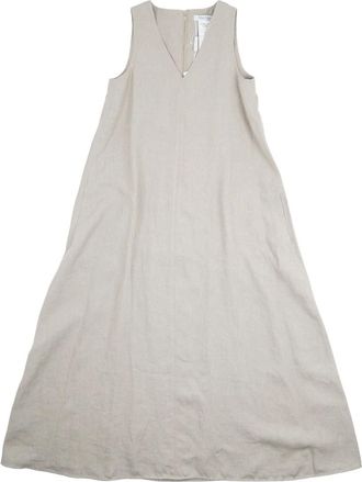 Max Mara Femme, Robes, Beige, Taille: 36 FR Simeone Linen Dress