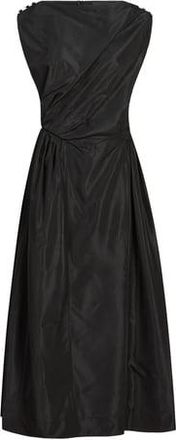 Simone Rocha drapiertes Kleid in gemischtem Acetat - Schwarz