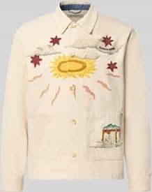Scotch & Soda Regular Fit Overshirt mit Motiv-Prints- und -Applikationen