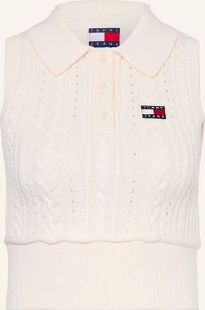 Tommy Jeans Stricktop beige