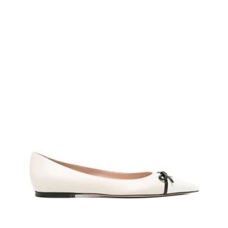 Valentino Garavani Ballerina mit spitzer Zehenpartie - - Shoes - Damen - Wei&szlig; - 38 EU