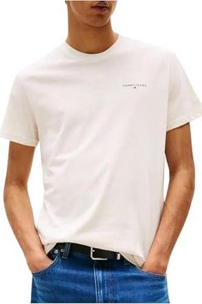 Tommy Hilfiger T-Shirt Gris Homme Slim Linear