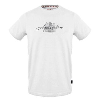 Aquascutum T-Shirt f&uuml;r Herren, Baumwolle, Regul&auml;r (Wei&szlig;)