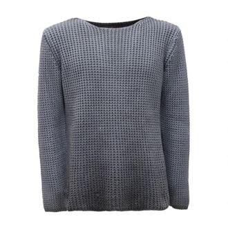 Eleventy Maglione Firstclass Cotton Sweater - - Knitwear - Herren - Grau - L