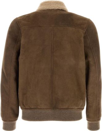 Moorer Fiano Bomber Jacket - Brown