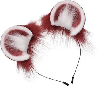 Generic Joli serre-t&ecirc;te &agrave; oreilles volantes pour Halloween - Confortable &agrave; porter au quotidien - Cosplay - Tissu peluche - Coiffure de costume