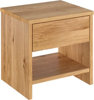 Erst-Holz Nachtkommode Nachttisch Nachtschrank Eiche ge&ouml;lt 90.20-K46