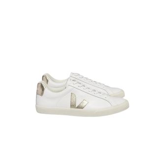 Veja Campo Leather White California - Femme - Chaussures - Blanc - Taille: 39 EU