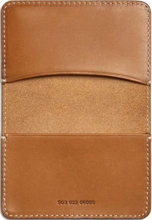 Shinola Kartenetui aus Leder - Nude