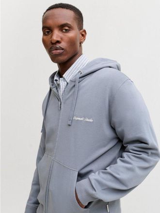 Jack & Jones Kapuzensweatshirt JORNORREBRO EMB SWEAT ZIP HOOD NOOS mit Stickerei