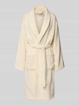 Christian Berg Bademantel mit Bindeg&uuml;rtel und aufgesetzten Taschen