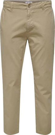 Only & Sons L&auml;ssige Regular Fit Hose - - Trousers - Herren - Beige - W31 L32