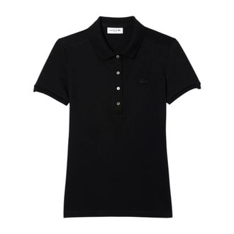Lacoste Slim Fit Piqu&eacute; Polo - - Tops - Damen - Schwarzk - S