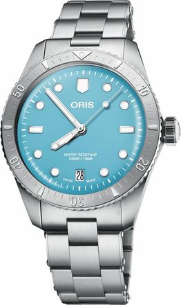 Oris Divers Sixty-Five Cotton Candy 38mm, Taucheruhr, Edelstahl, Blau Herrenuhr 01 733 7771 4055-07 8 19 18