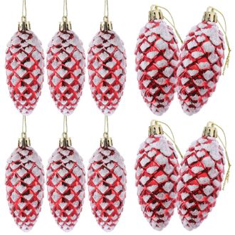 BESPORTBLE 10st&uuml;cke Tannenzapfen-anh&auml;nger f&uuml;r Weihnachtsbaum H&auml;ngedekorationen aus Tannenzapfen Weihnachtsschmuck f&uuml;r Innen und Au&szlig;en Bastelmaterial f&uuml;r Weihnach