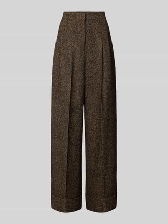 HUGO BOSS Weite Hose mit Woll-Anteil Modell Tianara