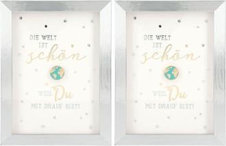 Depesche 11626-004 - Bilderrahmen mit Kompliment, kleiner Deko-Rahmen mit h&uuml;bschem Spruch, ca. 12 x 9 x 1,9 cm, ideal als Geschenk oder kleine Aufmerksamkeit, 