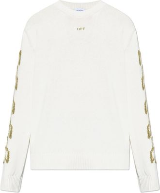 Off-white Homme, Sweatshirts et sweats &agrave; capuche, Beige, Taille: S Logo Sweater