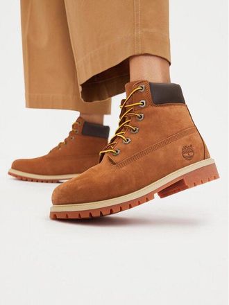 Timberland Schn&uuml;rstiefeletten 6 In Prem 14949 Braun