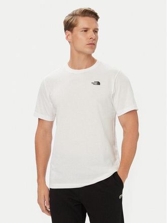 The North Face T-Shirt Evolution Simple Dome NF0A8CZ2 Wei&szlig; Regular Fit
