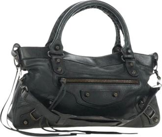 Balenciaga Sac &agrave; main Pre-owned - Femme - Pre-owned - Bleu - Taille: ONE Size