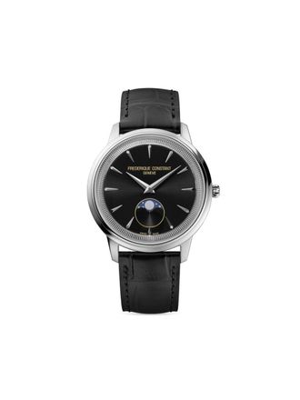 Frederique Constant montre Classics Moneta Moonphase 37 mm - Noir