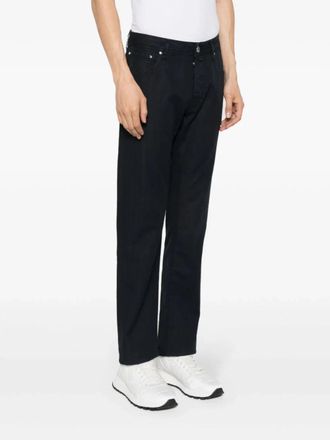 Jacob Cohen Womens Scarf-Detail Straight Trousers Ss24 M