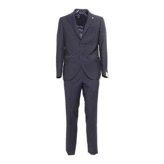 Luigi Bianchi Mantova Single Breasted Suits - - Suits - Herren - Blau - XL