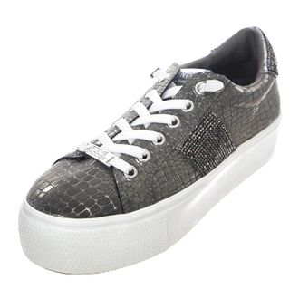 Steve Madden Schn&uuml;rschuhe mit niedrigem Profil - - Shoes - Damen - Grau - 35 1/2 EU