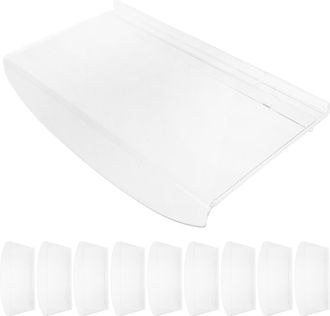 BESPORTBLE Transparente Schuhregale 10 St&uuml;ck Pack Wandmontierte Kunststoff Schuhehalter Schwebende Aufbewahrung f&uuml;r Sneaker und Hausschuhe Platzsparendes Schuhor