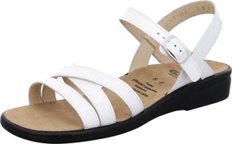 Ganter Damen Sonnica Sandale, Weiss, 38 EU Schmal