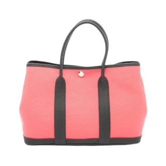 Herm&egrave;s Pre-owned Toile sacs-main - Femme - Pre-owned - Rose - Taille: ONE Size