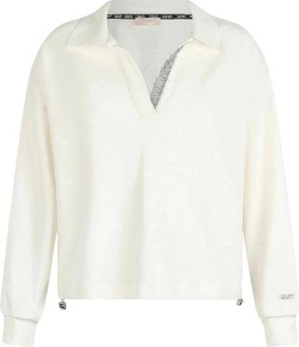 Liu Jo Femme, Tops, Blanc, Taille: 42 FR Felpa SweaT-shirt