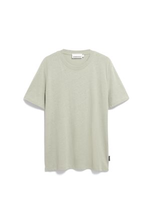 Armedangels Herren T-Shirt aus Leinen-Mix MAARKOS LINO Relaxed Fit Seagreen