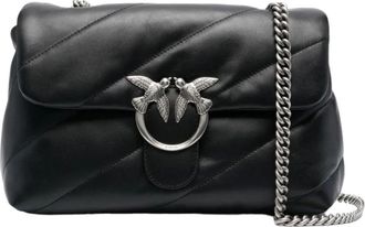 Pinko Pinko, Femme, Sacs, Noir, Taille: ONE Size Love Classic Puff Bag