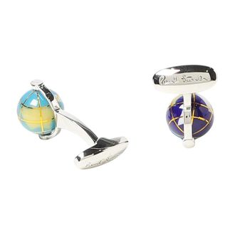 Paul Smith Homme, Accessoires, Multicolore, Taille: ONE Size Odd Globes Cufflinks