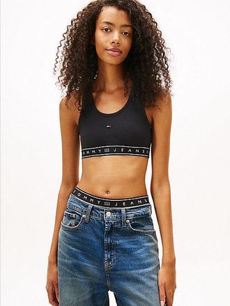 Tommy Hilfiger Brassière courte moulante dos nageur