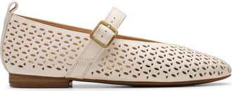Clarks Damen Fawna Jane Zapatos tipo Ballet, Cream Leather, 37.5 EU