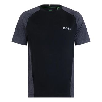 HUGO BOSS T-Shirt mit kurzen &Auml;rmeln - - Tops - Herren - Schwarzk - S