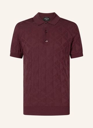 Strellson Strick-Poloshirt Vincent rot