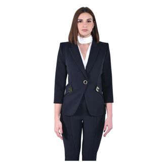 Elisabetta Franchi Femme, Vestes, Noir, Taille: 36 FR Blazers