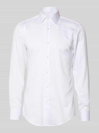 HUGO BOSS Slim Fit Businesshemd aus reiner Baumwolle Modell H-HANK KENT-C1