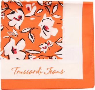 Trussardi Femme, Accessoires, Multicolore, Taille: ONE Size Foulard Jeans
