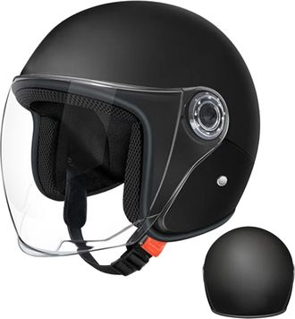 Generic Mütze Für Motorrad - Roller Sicherheitshut - Bequeme Warme Sichere Kopfbedeckung Für Frauen Erwachsene Schutz Reisen Männer Outdoor Fahrrad Straße Rei